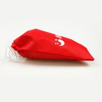 China Heat Transfer 20*41cm Polypropylene Drawstring Bag Red 60Gsm for sale