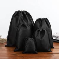 China Anti Bacteria Drawstring Non Woven Bag Polypropylene Shrink Resistant for sale