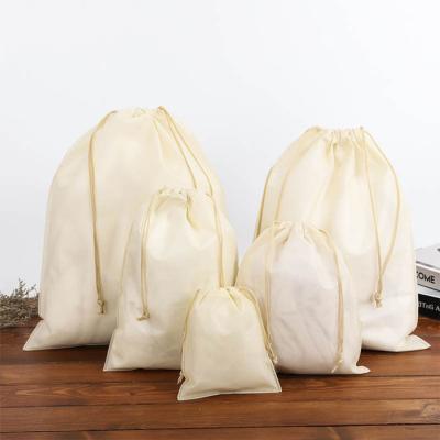 China Anti Bacteria Drawstring Non Woven Bag Polypropylene Shrink Resistant for sale