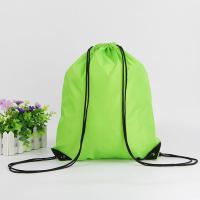 China Custom Non Woven Drawstring Bag 125gsm Eco Friendly Reusable Shopping Bag Purple for sale