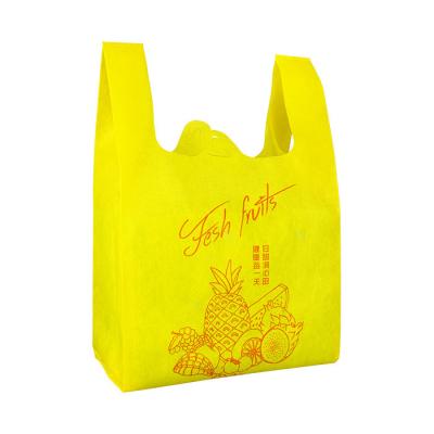 China Custom Non Woven T Shirt Bag 60-120GSM Eco Friendly Reusable Shopping Bag for sale