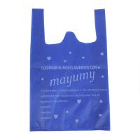 China Anti Bacterial PP Laminated Non Woven T Shirt Bag 80 GSM Shrink Resistant Shopping Tote for sale