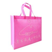 China Custom 75gsm Polypropylene Non Woven Shopping Bags Shrink Resistant Eco Friendly for sale