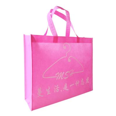 China Custom 75gsm Polypropylene Non Woven Shopping Bags Shrink Resistant Eco Friendly for sale