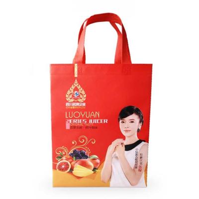 China Custom Printed Non Woven Shopping Bags 40x30x10cm Foldable Reusable Eco Friendly for sale