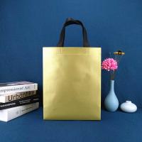 China Custom PP Non Woven Shopping Bag 80-180 GSM Biodegradable Reusable Tote for sale