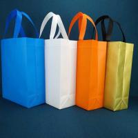 China Custom PP Non Woven Shopping Bags 90gsm Heat Transfer Printed Eco Friendly Tote for sale