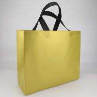 China Custom Printed PP Non Woven Shopping Bags 80-180GSM Eco Friendly Tote for sale