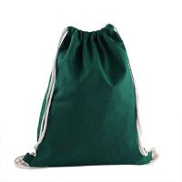 China Grocery Polypropylene Reusable Drawstring Non Woven Bag 100Gsm Breathable for sale