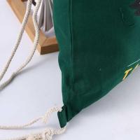 China Grocery Polypropylene Reusable Drawstring Non Woven Bag 100Gsm Breathable for sale