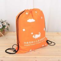 China Virgin Polypropylene Drawstring Non Woven Bag 95Gsm With Heat Transfer for sale