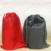 China PP Spunbonded Non Woven Drawstring Shopping Bags 70gsm Biodegradable Eco Friendly Tote for sale