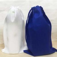 China PP Spunbonded Non Woven Drawstring Shopping Bags 70gsm Biodegradable Eco Friendly Tote for sale