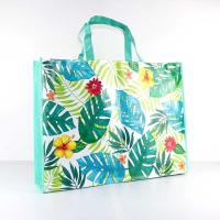 China Foldable Polypropylene 160 Gsm Laminated Shopping Bags with Heat Transfer Printing for sale