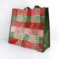 China 185gsm BOPP Laminated Woven Shopping Bag 41x39x17.5cm Recyclable Eco Friendly for sale