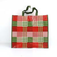 China 185gsm BOPP Laminated Woven Shopping Bag 41x39x17.5cm Recyclable Eco Friendly for sale