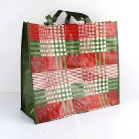 China 185gsm BOPP Laminated Woven Shopping Bag 41x39x17.5cm Recyclable Eco Friendly for sale