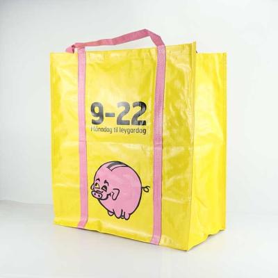 China Custom PP Non Woven Shopping Bag 105gsm Laminated Eco Friendly Reusable Tote for sale