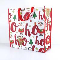China Foldable PP Polypropylene Shopping Bag 155gsm Eco Friendly Laminated 35x36x16.5cm for sale