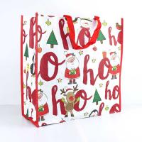 China Foldable PP Polypropylene Shopping Bag 155gsm Eco Friendly Laminated 35x36x16.5cm for sale