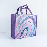 China Reusable Non Woven Polypropylene Shopping Bag 115gsm Tear Resistant Custom Size for sale