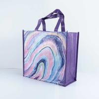 China Reusable Non Woven Polypropylene Shopping Bag 115gsm Tear Resistant Custom Size for sale