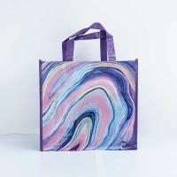 China Reusable Non Woven Polypropylene Shopping Bag 115gsm Tear Resistant Custom Size for sale