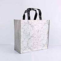 China Biodegradable Polypropylene Woven Shopping Bags 80-180 GSM Shrink Resistant Custom for sale