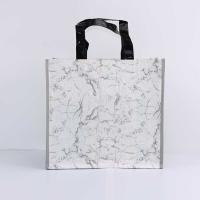 China Biodegradable Polypropylene Woven Shopping Bags 80-180 GSM Shrink Resistant Custom for sale