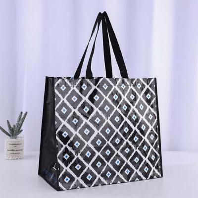 China Custom Non Woven Shopping Bag 120GSM Antibacterial Shrink Proof Eco Friendly Tote for sale