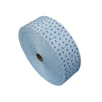 China Spunbond Non Woven Printed Fabric 44 Gsm 18cm Virgin Polypropylene Biodegradable Roll for sale