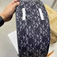 China Custom Printed Non Woven Fabric Roll 63cm Width 45gsm Biodegradable Spunlace Polyester for sale