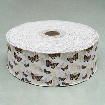 China PP 19.5cm Non Woven Printed Fabric 30GSM Shrink Resistant Spunbond Polypropylene for sale