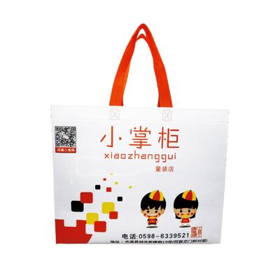 China 77gsm Heat Transfer Non Woven Polypropylene Shopping Bags Anti Pull Eco Friendly for sale