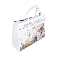 China Custom PP Laminated Non Woven Handle Bag 80gsm Anti Shrink Eco Friendly Tote for sale
