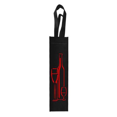 China Custom Recycled PP Non Woven Wine Bags 50gsm Printed Gift Bags Eco Friendly for sale