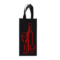 China Custom Non Woven Tote Bags 30x25cm Eco Friendly Reusable Shopping Bags 85gsm for sale