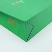 China Luxury Gift Custom Logo Paper Bag With Rope Handle for sale
