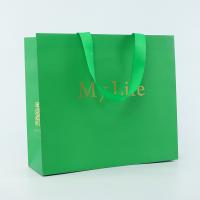 China Luxury Gift Custom Logo Paper Bag With Rope Handle for sale