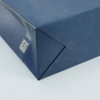 China Custom Logo Kraft Paper Bags 28x20x10cm for Shopping Food and Gift Packaging for sale