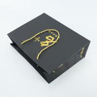 China Custom Kraft Corrugated Shopping Paper Bag for Clothes Shoes 40x30x10 cm for sale