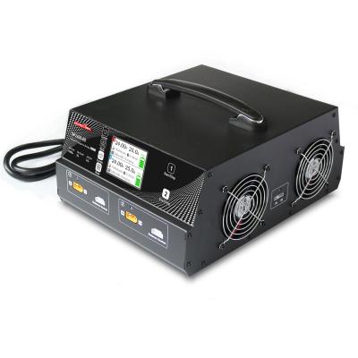 China Big Power 2400W 4 Port 25A 6S LiPo LiHV Drone Battery Charger for sale