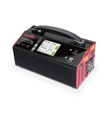China Dual Channel 1200W LiPO LiHV Charger 1.5A Balance Current for 6-12S Drone Batteries for sale
