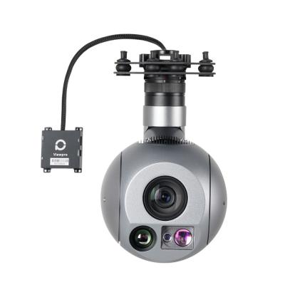China 30x EO+IR AI Object Tracking Gimbal Camera with 1500m Laser Rangefinder and GPS Coordinate Resolving for Drones for sale
