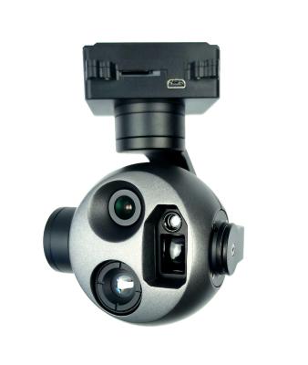 China 1080p 640 Thermal 1100m Laser Ranging Drone Camera with 3-Axis Gimbal Stability for sale