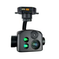China 10x Optical Zoom Drone Camera 256x192 Thermal Imaging 1500m Laser Rangefinder Gimbal for sale