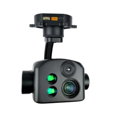 China 10x Optical Zoom Drone Camera 256x192 Thermal Imaging 1500m Laser Rangefinder Gimbal for sale