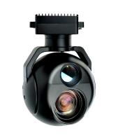 China 10x Optical Zoom 2-Axis Stabilized Gimbal Camera 640x512 Thermal Imaging DC 12V IP Output for sale