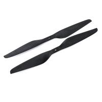 China 19x5.7 Inch Carbon Fiber Matte Straight Paddle Drone Propeller 6mm Mounting Hole for Quadcopters for sale