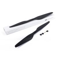 China 19x5.7 Inch Carbon Fiber Matte Straight Paddle Drone Propeller 6mm Mounting Hole for Quadcopters for sale